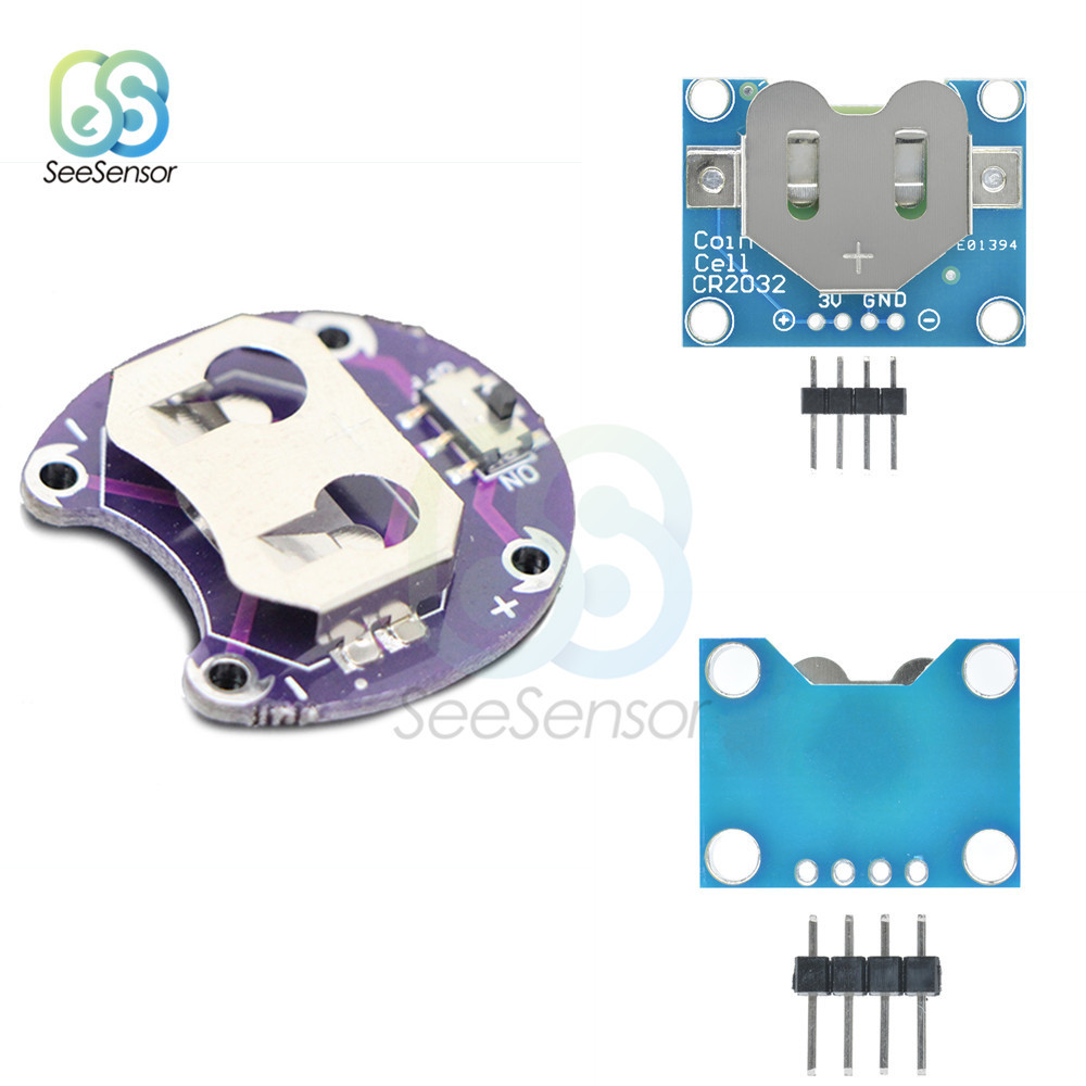 Jual LilyPad Coin Cell Battery Holder Module CR2032 Battery Breakout ...