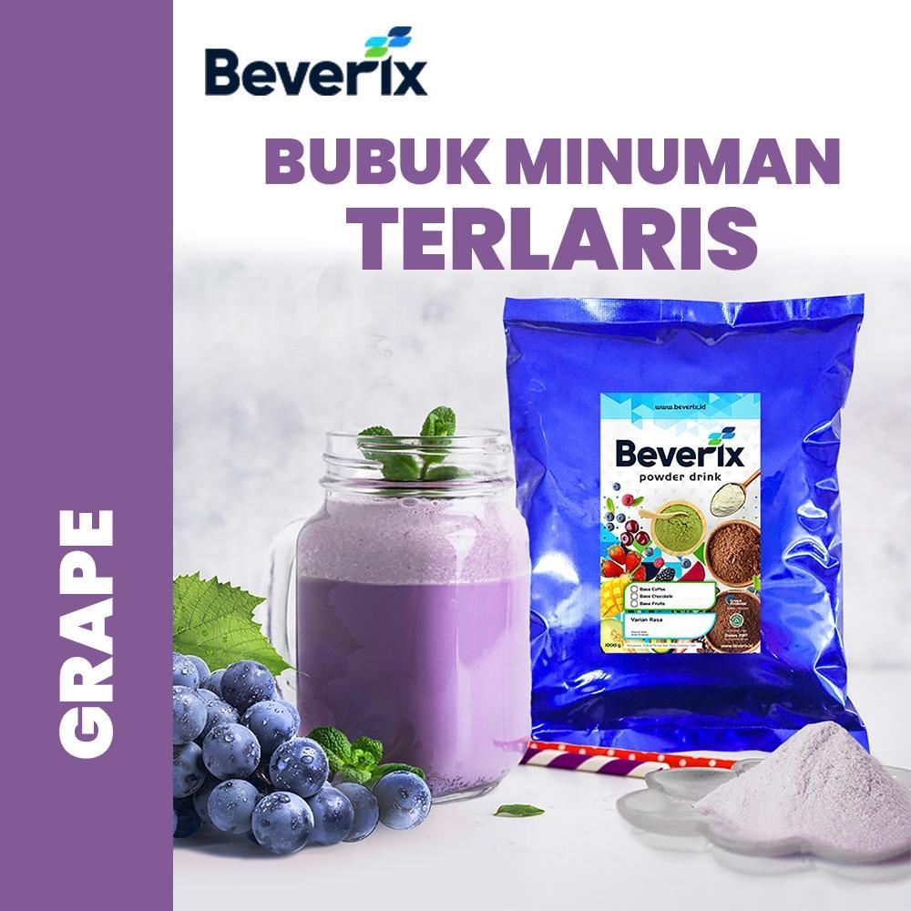 Jual kopikan aja BEVERIX Bubuk Minuman Premium Rasa Anggur Grape Aneka ...