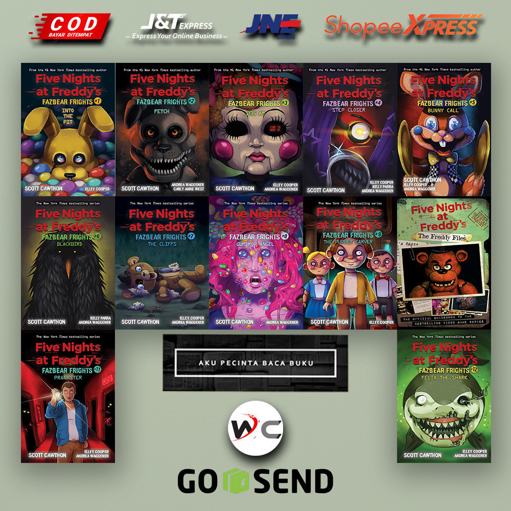 Jual Five Nights At Freddy's (12 book series) by Scott Cawthon | Shopee ...