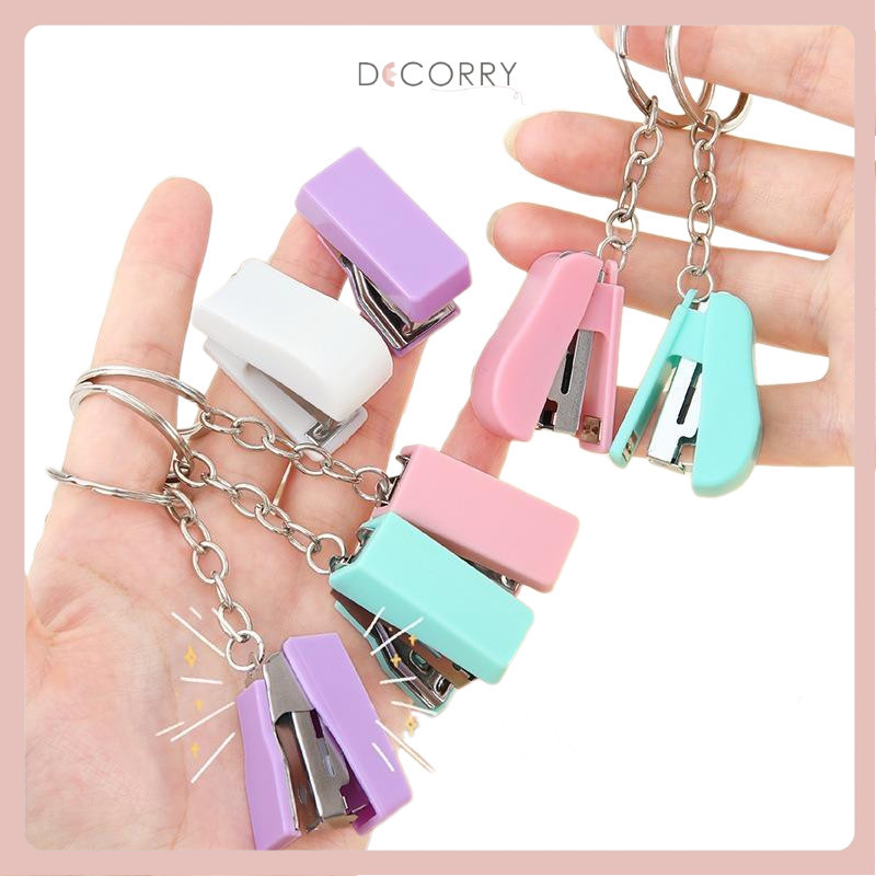 Jual DECORRY (STAP03) Stapler Staples Set Lucu Mini Anak Traveling ...