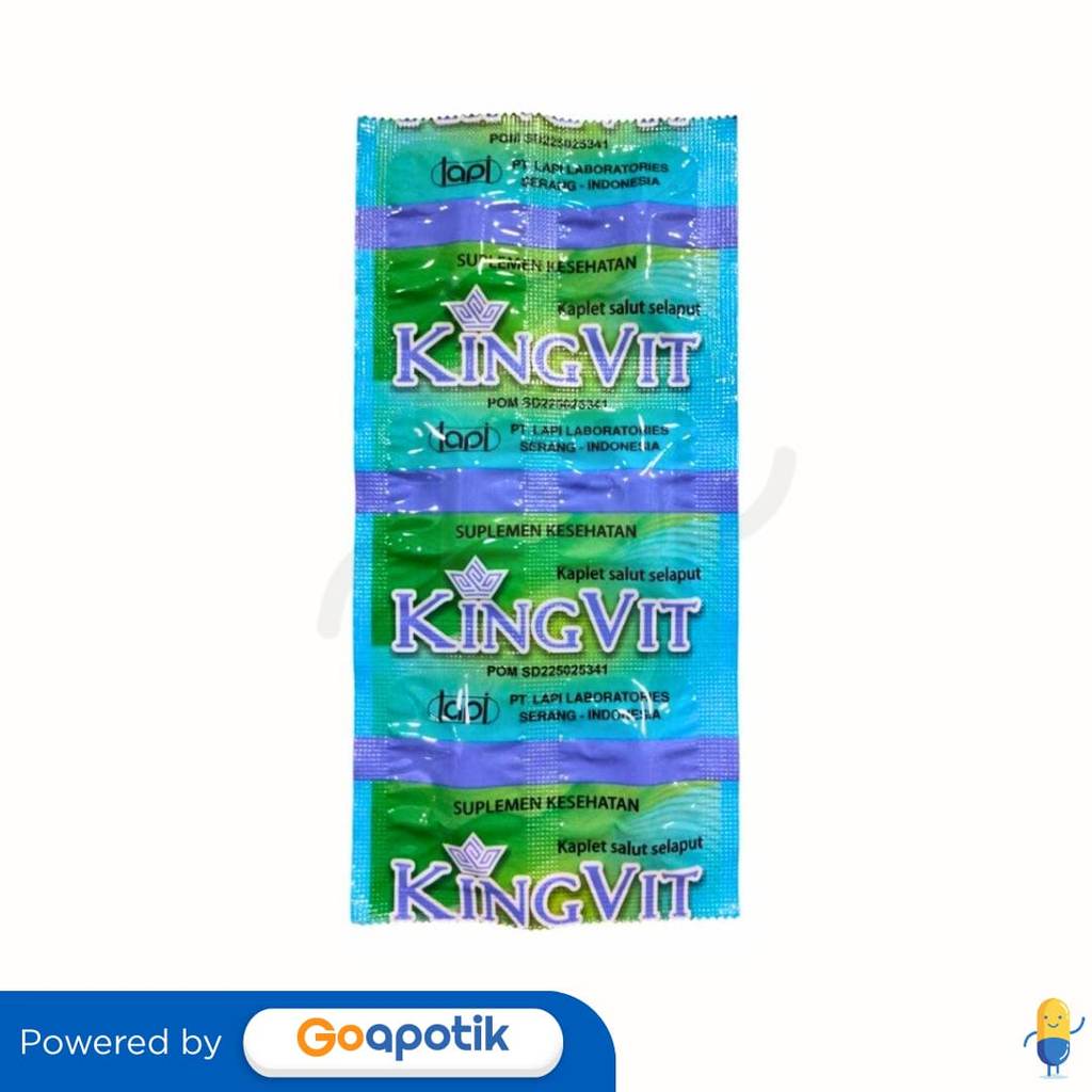 Jual Kingvit Strip Isi 6 Kaplet | Shopee Indonesia