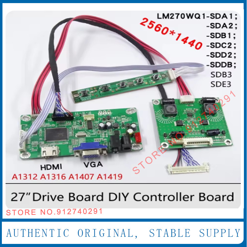 Jual 27 Inch iMac A1312 A1316 A1407 2K LCD Controller Driver Board ...