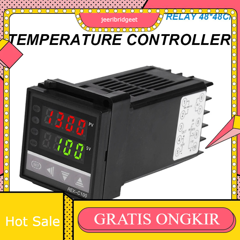 Jual RKC REX C-100 Multi Sensor PT100 DIGITAL PID TEMPERATURE ...