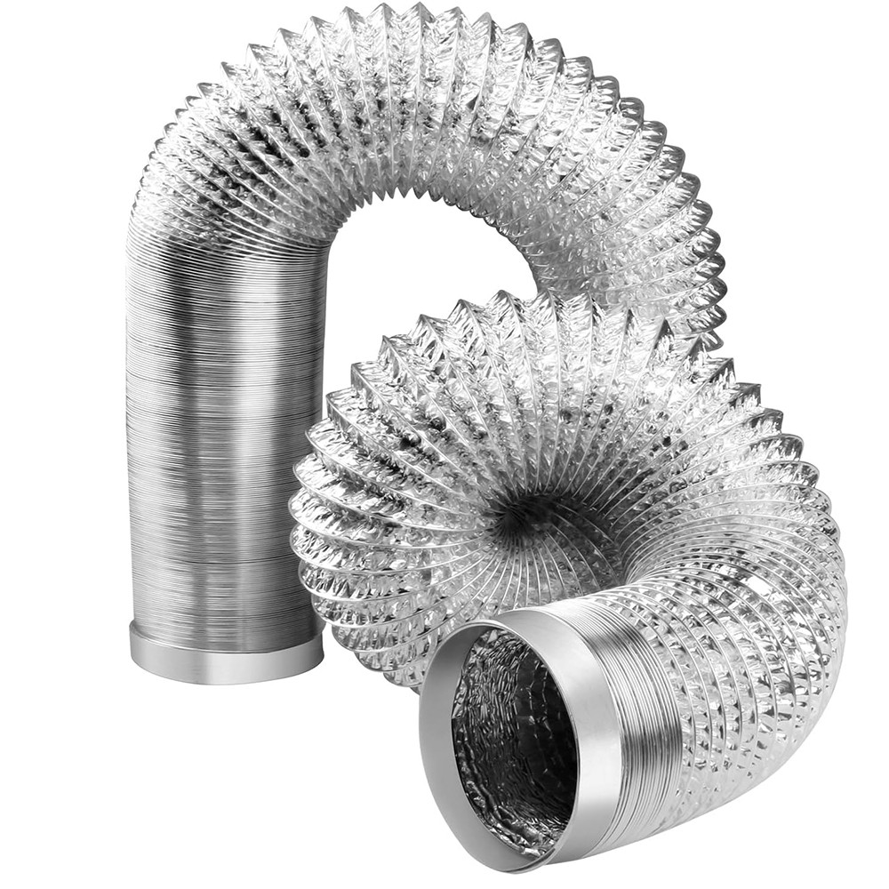 Jual 80-200mm Ventilator Pipe Aluminum Air Ventilation Hose Flexible ...
