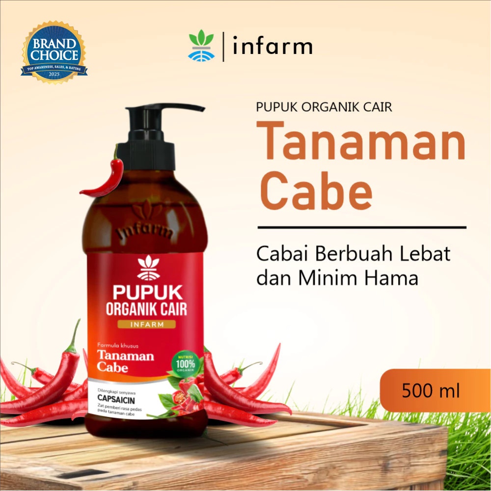 Jual INFARM - Pupuk Organik Cair Cabe 500 ml POC Kompos Tanaman Cabai ...