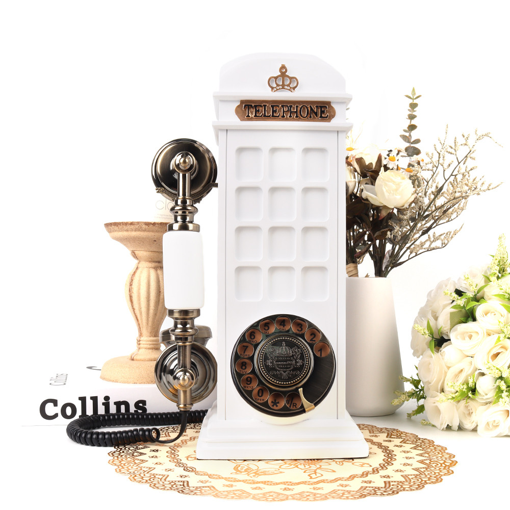 Jual London Payphone Antique Phone Voice Recorder Audio Guest Book ...