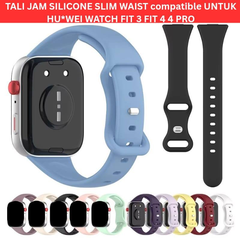 Jual Tali Jam Rubber SLIM Sport compatible UNTUK Huawei Watch fit 3 ...