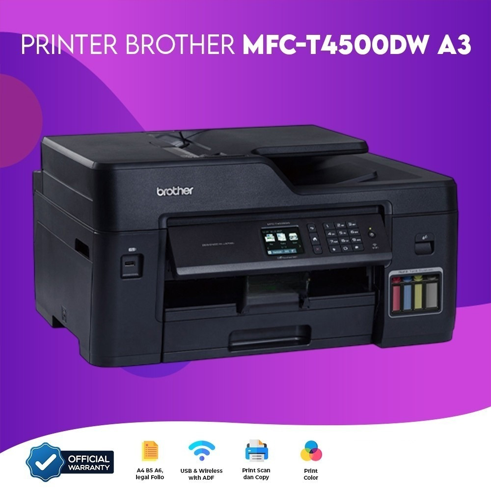Jual Brother MFC-T4500DW - Printer All-in-One A3 Duplex Wireless WiFi ...
