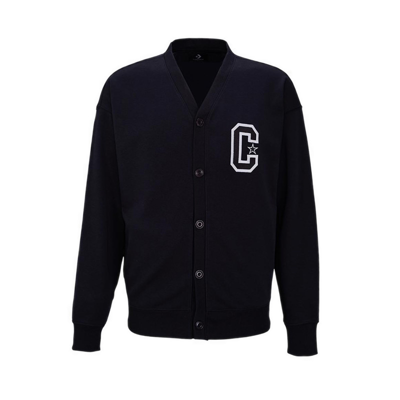 Jual Converse Retro Chuck Core Cardigan Men's Jacket - Converse Black ...