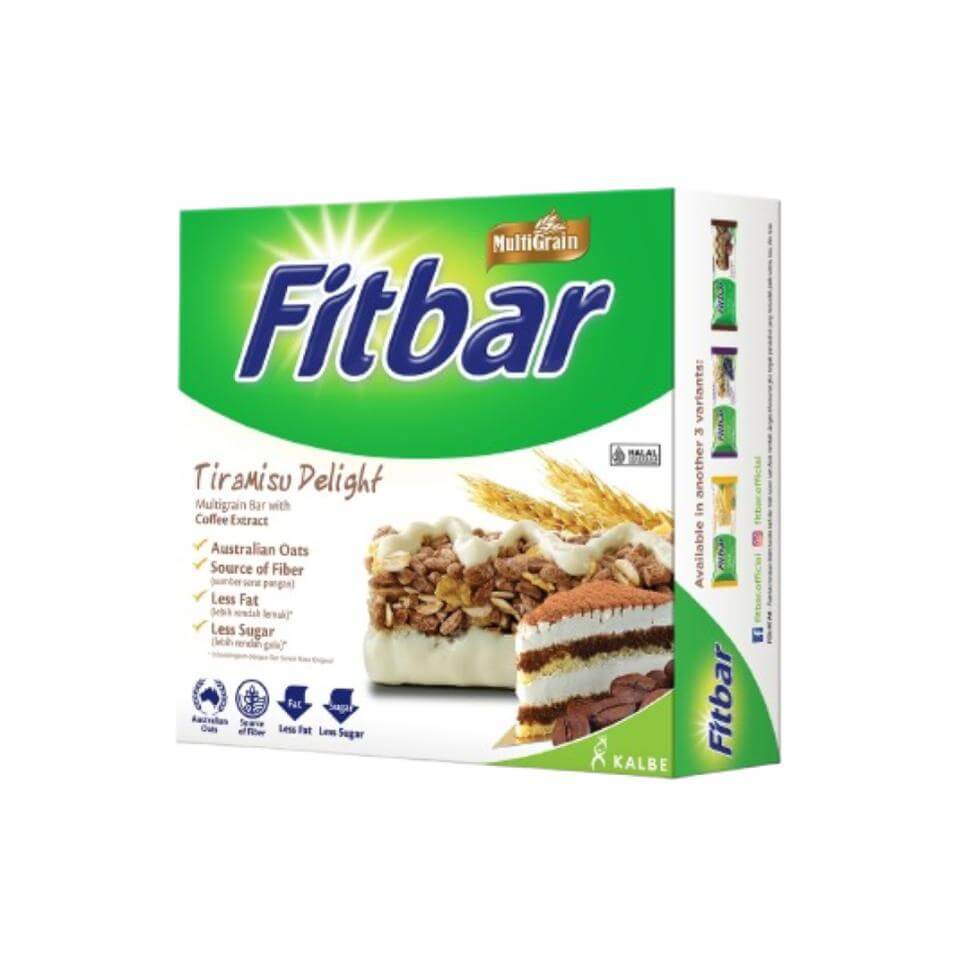Jual Fitbar Snack Multigrain Tiramisu Box 5 x 20 gr | Shopee Indonesia
