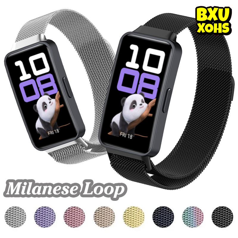 Jual Milanese Loop Strap for Huawei Band 10/Huawei Band 9/Huawei Band 8 ...