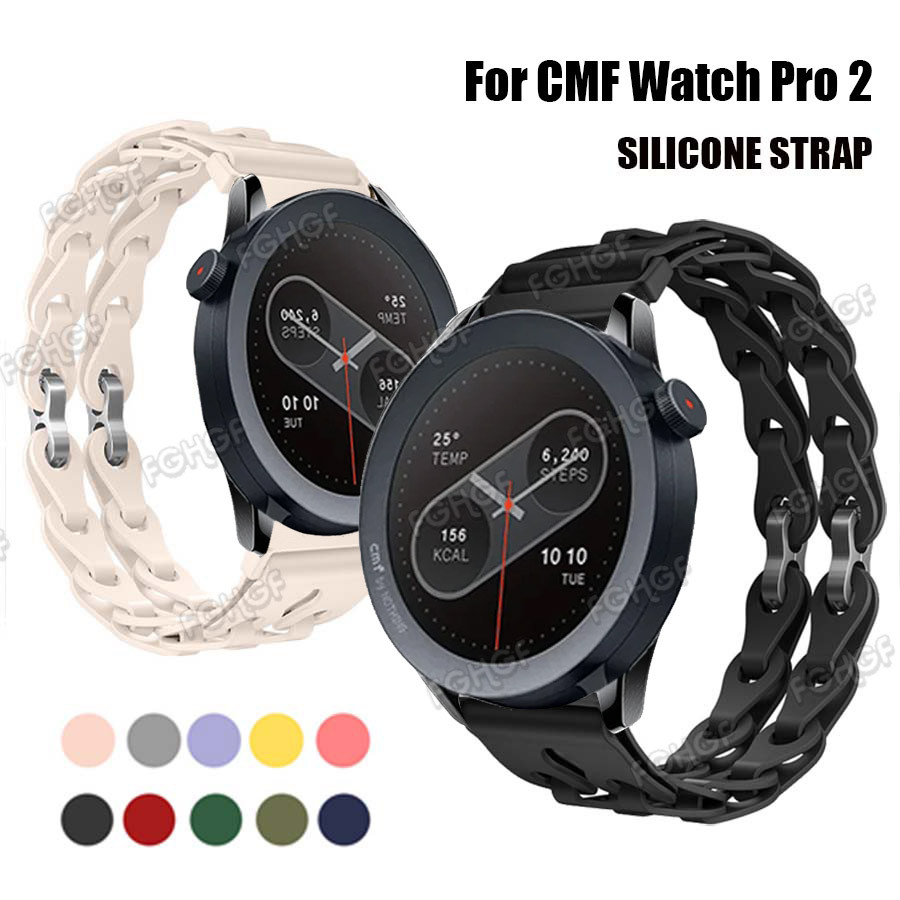 Jual Replacement Strap For CMF Watch Pro 2 Smart Watch Band Silicone ...