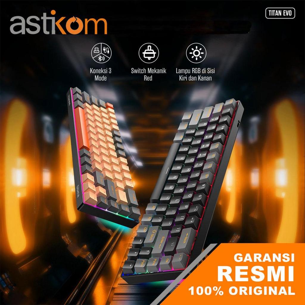 Jual Gamen Titan Evo Wireless Gaming Keyboard Mechanical | Shopee Indonesia