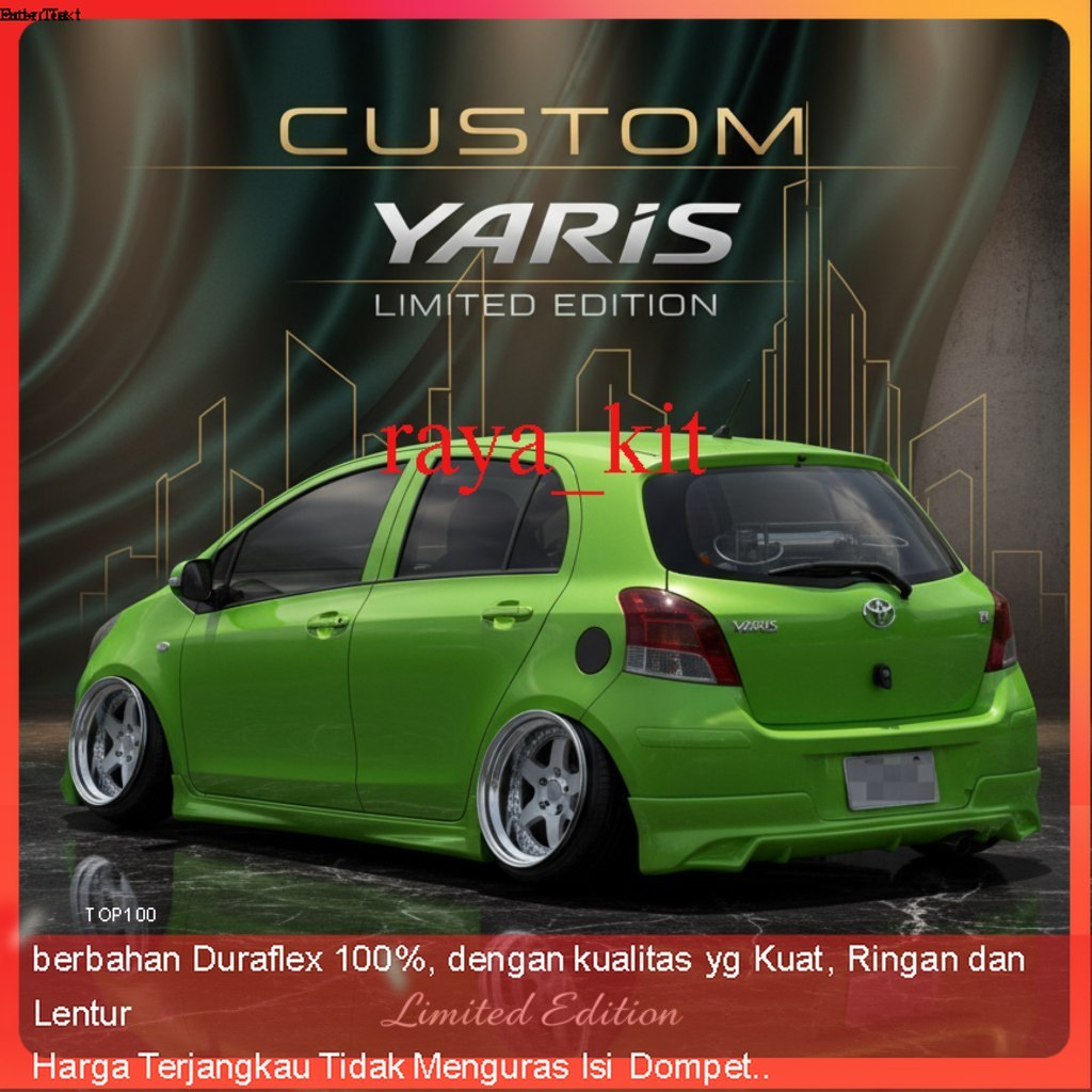 Jual {CICILAN 0%] bodikit body kit bodykit yaris trd2 2006 2007 2008 ...