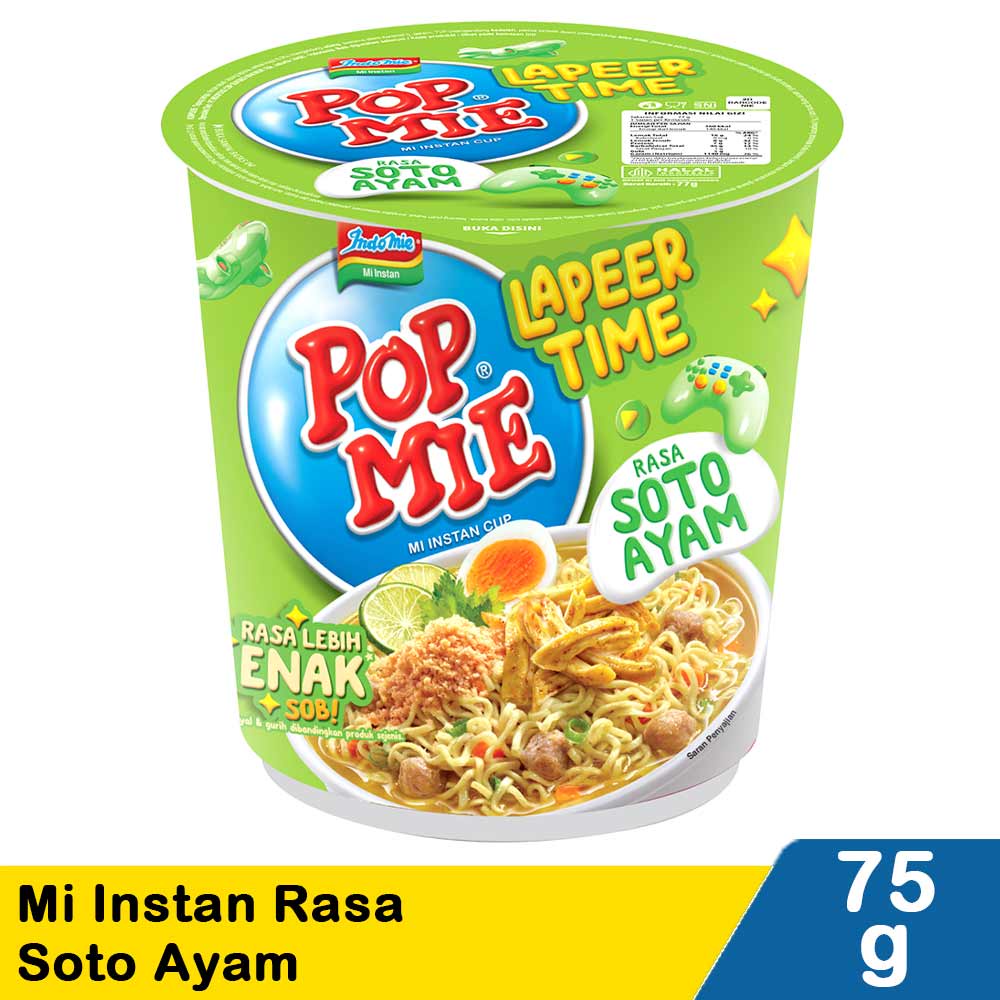 Jual POP MIE MI INSTAN LAPEER TIME SOTO AYAM 75g | Shopee Indonesia