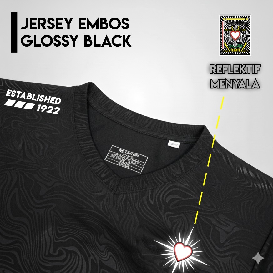 Jual Jersey Setia Hati Terate Embos Menyala Jersey PSHT Hitam Premium ...