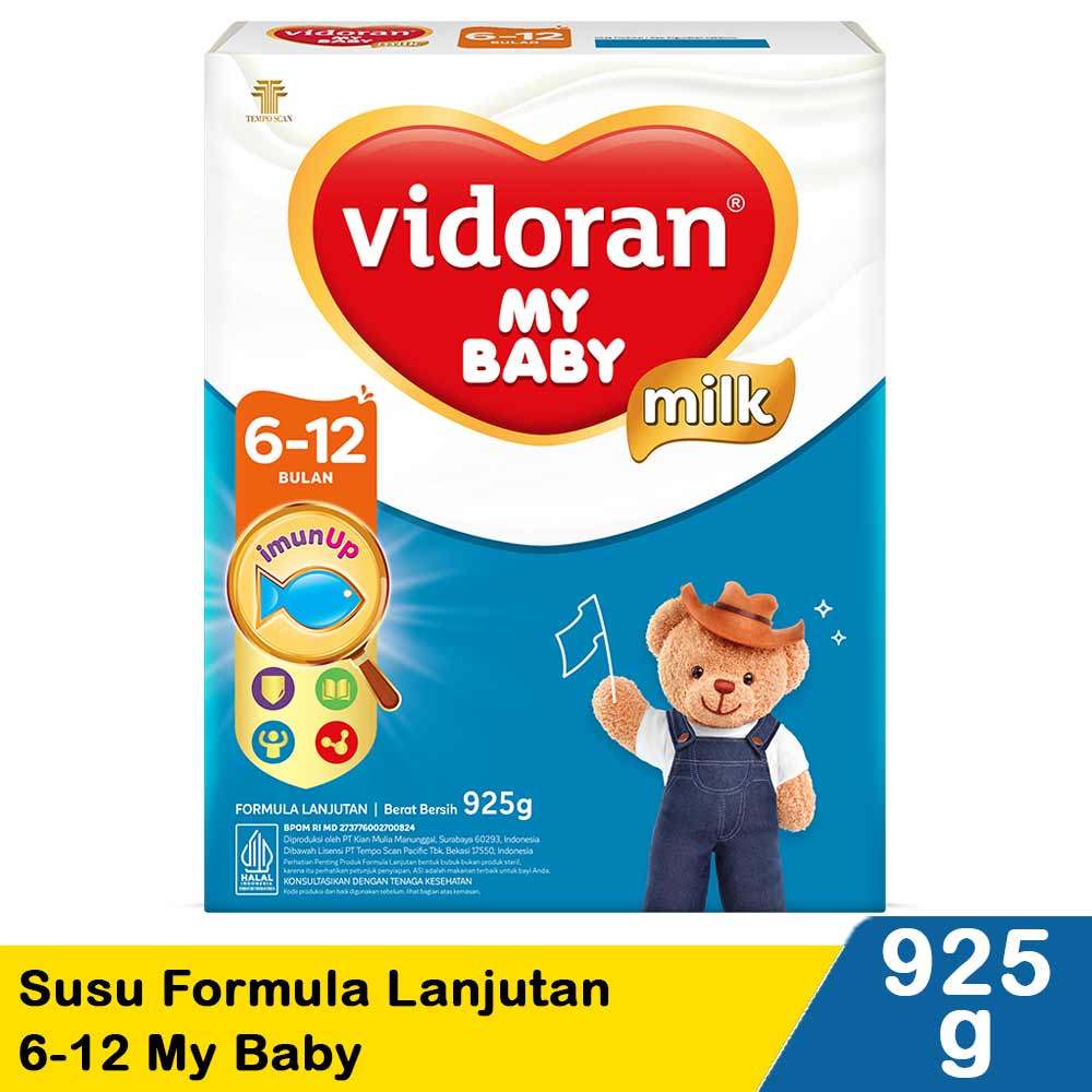 Jual VIDORAN SUSU FORMULA LANJUTAN 6-12 MY BABY 925g | Shopee Indonesia