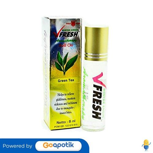 Jual Vfresh Minyak Angin Aromateraphy Teh Hijau 8 Ml | Shopee Indonesia