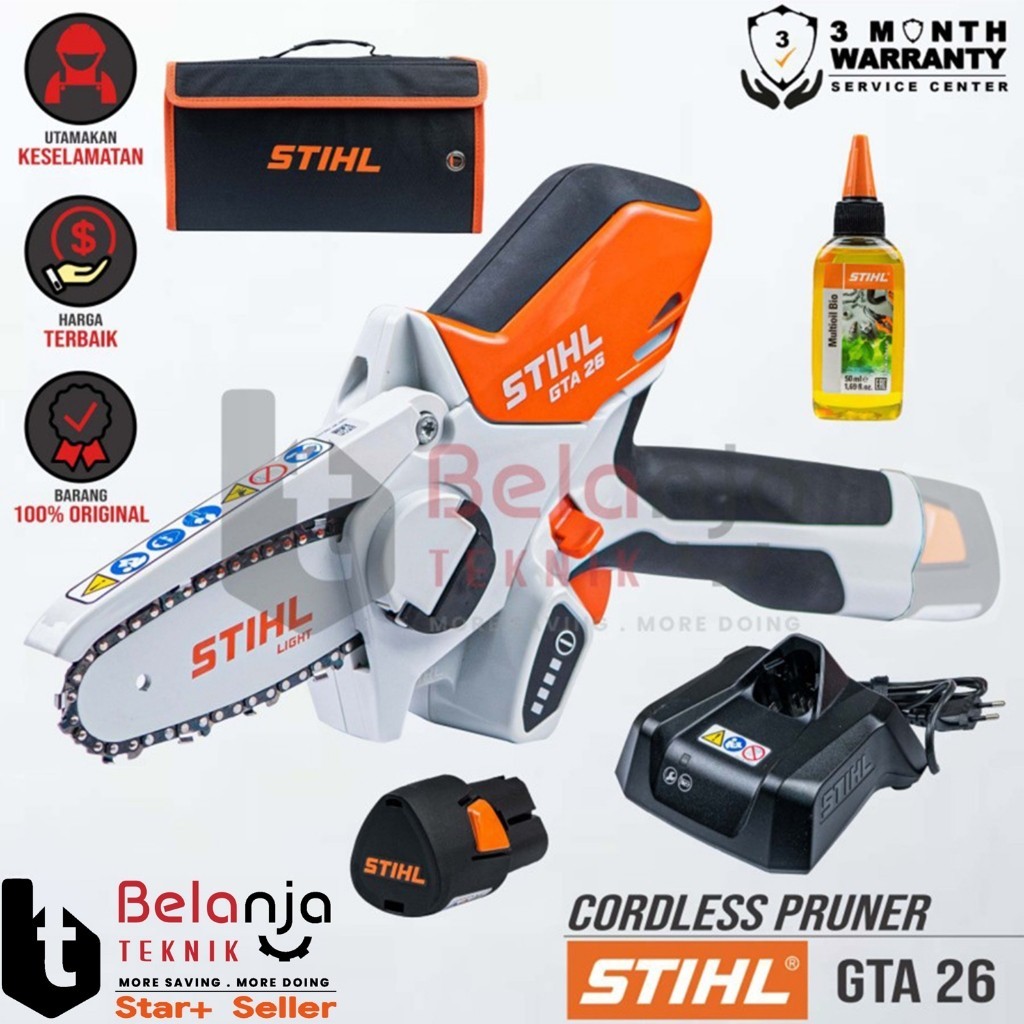 Jual STIHL Alat Pemotong Dahan Pohon GTA 26 Cordless Pruner Mini GTA26 ...