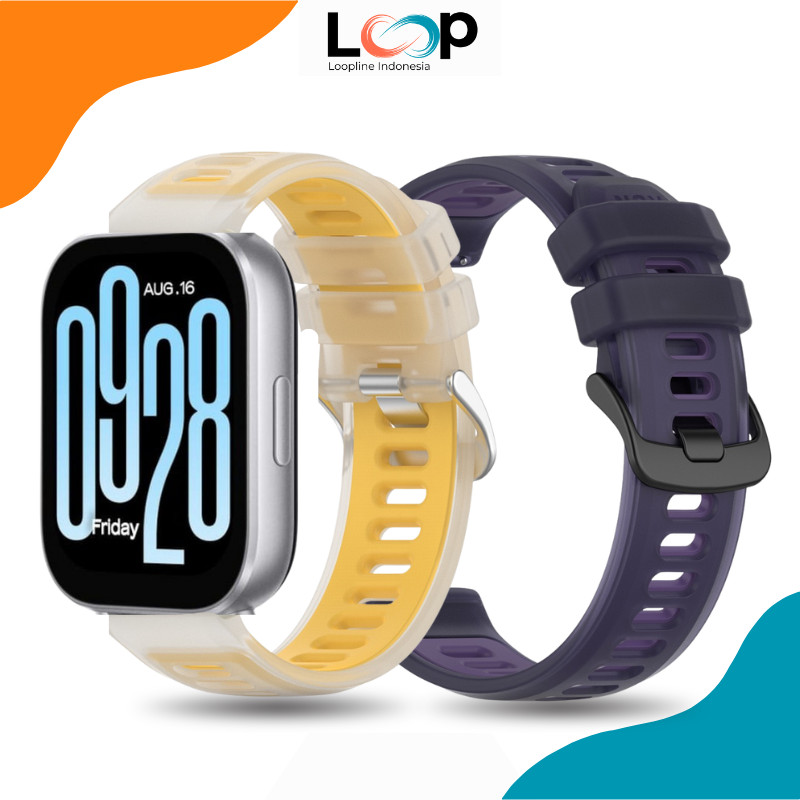 Jual Strap Redmi Watch 5 Lite / Active Silicone Transparan Xiaomi Redmi ...