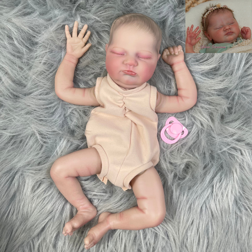 Jual AKAI POWER MRB 19 inch Newborn Baby Reborn Doll Kit Baby Quinlyn ...