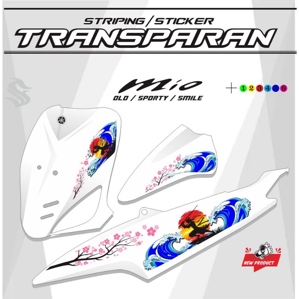Jual STICKER UV TRANSPARAN MIO SPORTY / STICKER MIO 110 / COD | Shopee ...