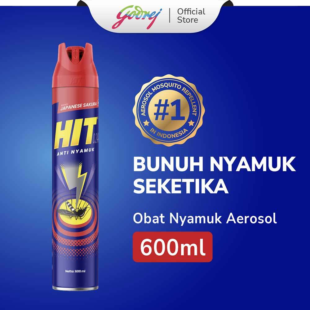 Jual HIT INSEKTISIDA SPRAY JAPANESE SAKURA 600mL | Shopee Indonesia