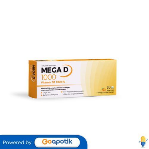 Jual Mega D 1000 Box 30 Tablet | Shopee Indonesia