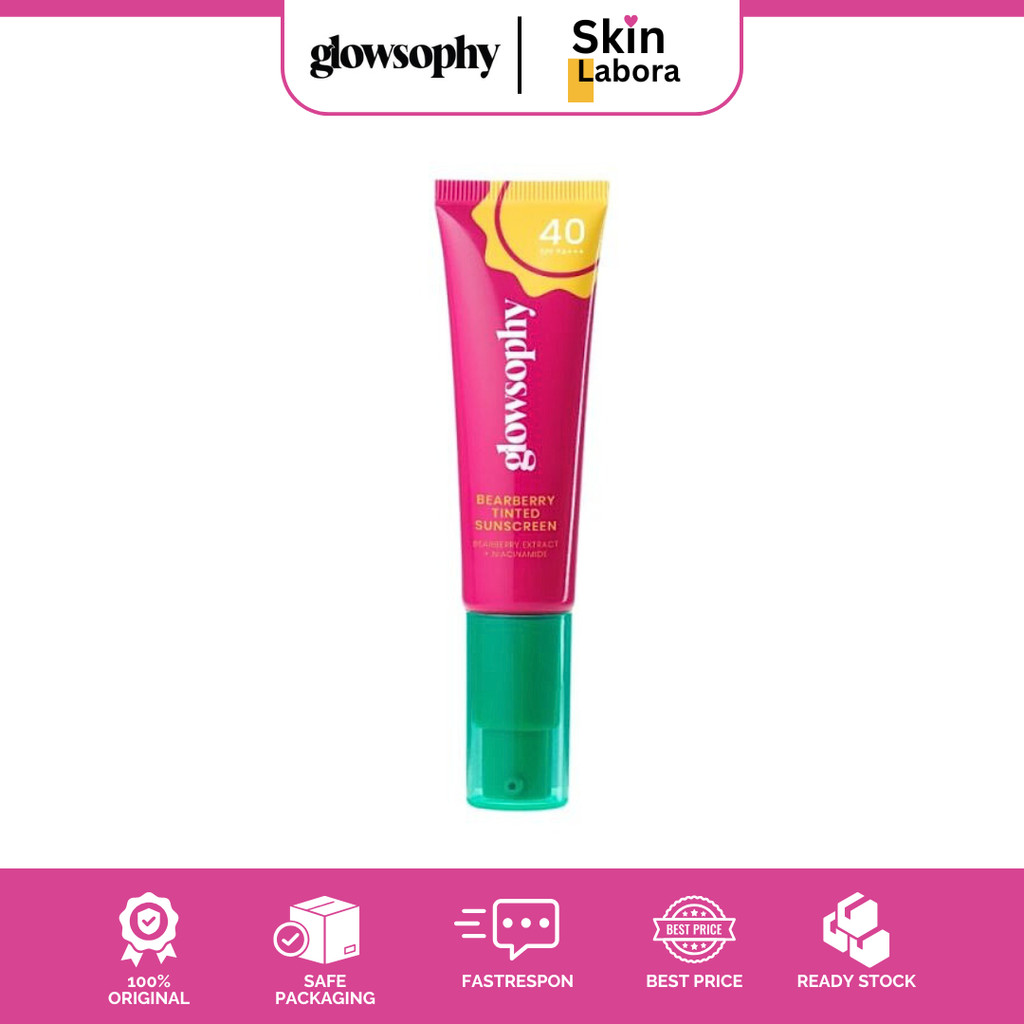 Jual GLOWSOPHY - Bearberry Tinted Tone Up Sunscreen SPF 40 PA+++ 30 ml ...