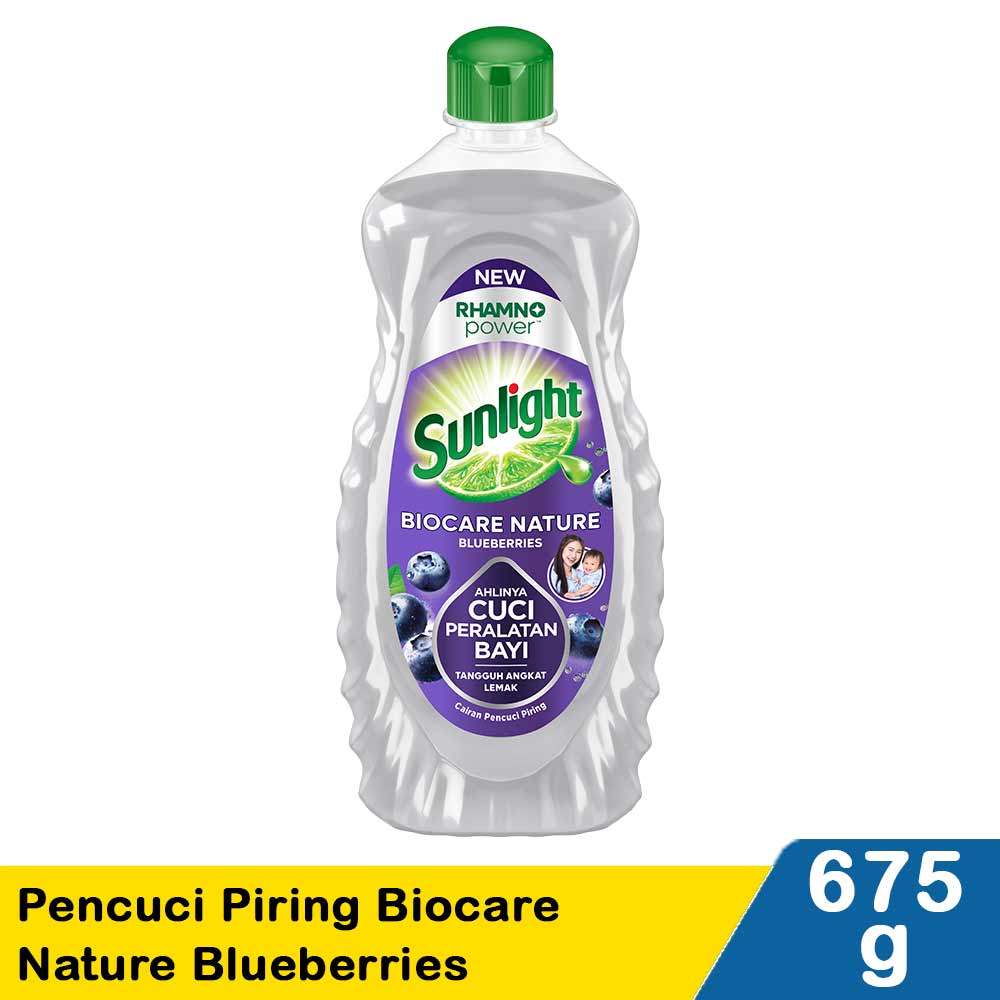 Jual SUNLIGHT PENCUCI PIRING BIOCARE NATURE BLUEBERRIES 675g | Shopee ...