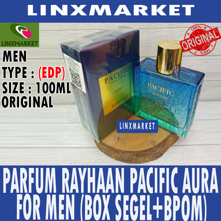 Jual ORIGINAL RAYHAN / RAYHAAN PACIFIC AURA POUR HOMME FOR MEN EDP ...
