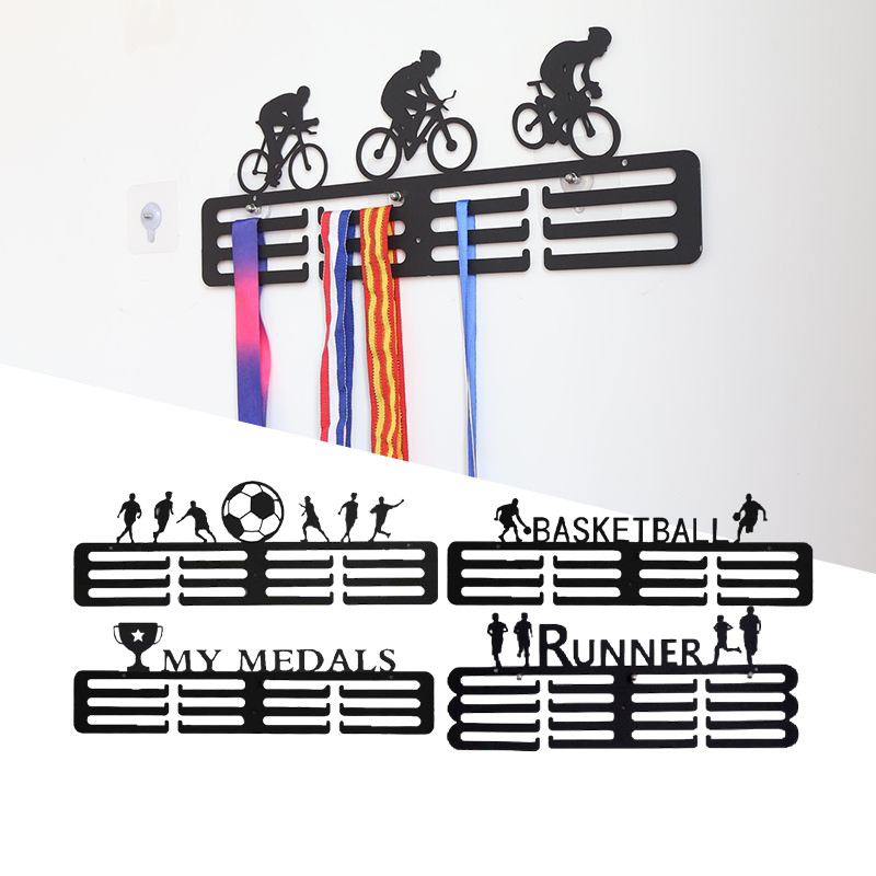 Jual Gantung Tempat Medali Running Cycling Basketball Football Dinding ...