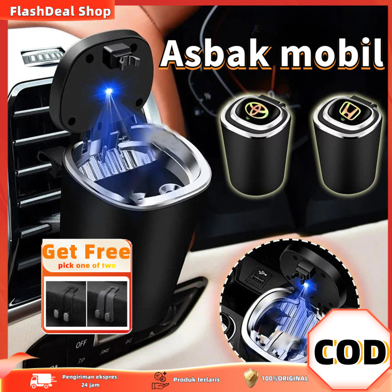 Jual Car Ashtray /Asbak Mobil LED Portabel/ Asbak plastik ABS Isolasi ...