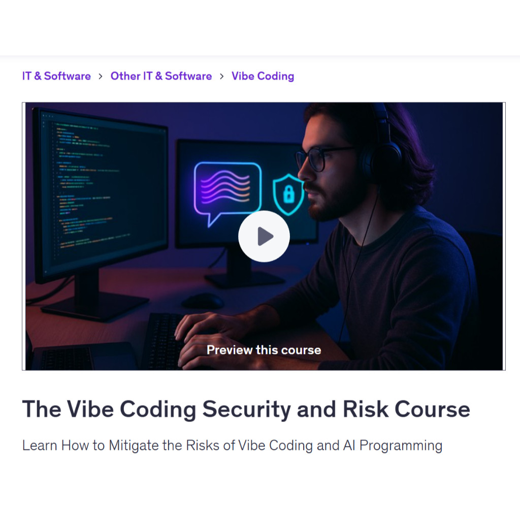Jual Vibe Coding Video Course- Vibe Coding to Build Software Products, Apps | Bolt + Cursor ...