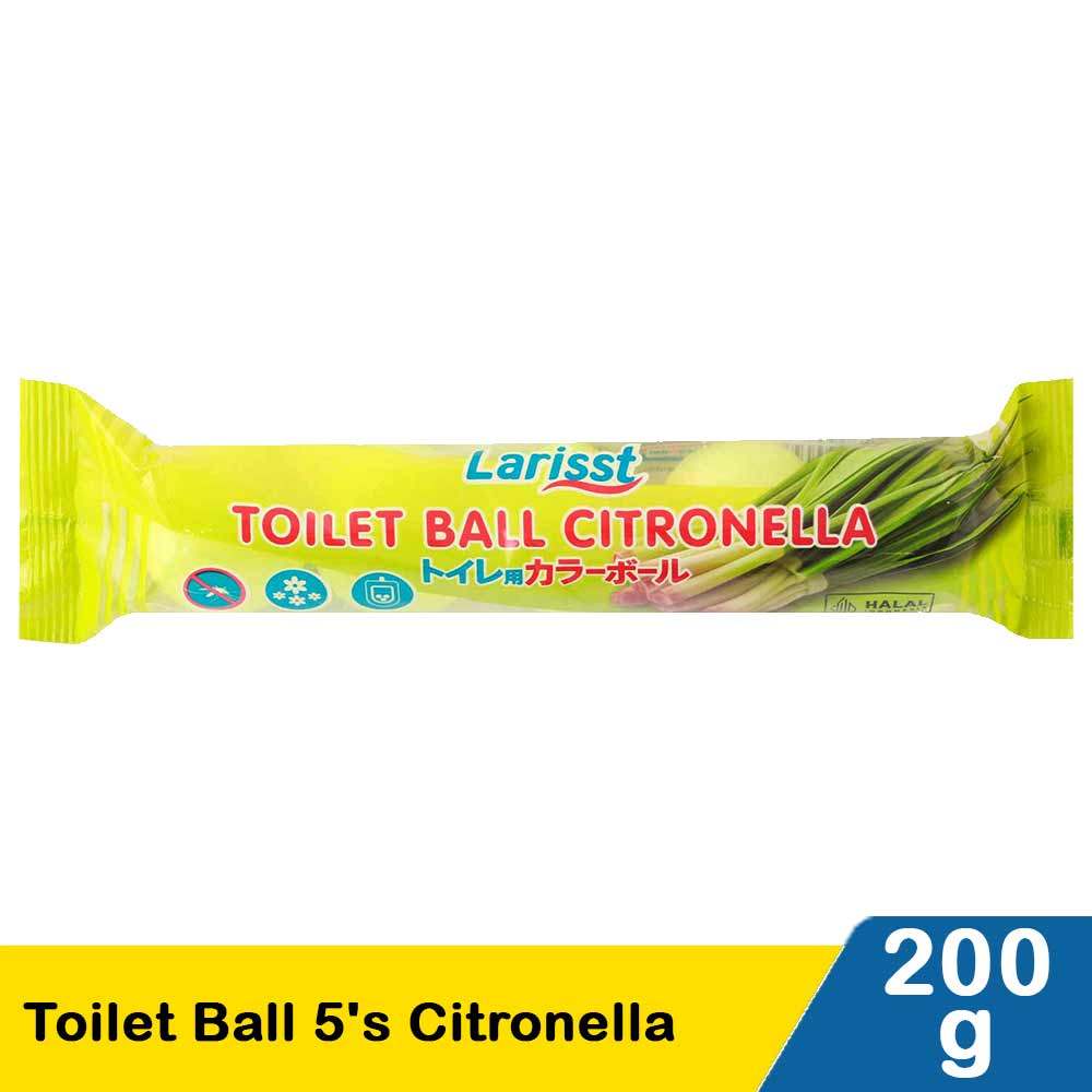 Jual LARISST TOILET BALL 5'S CITRONELLA 200g | Shopee Indonesia