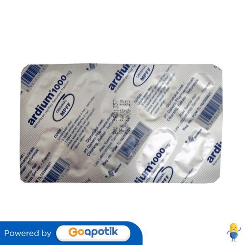 Jual Ardium 1000 Mg Strip 10 Tablet | Shopee Indonesia