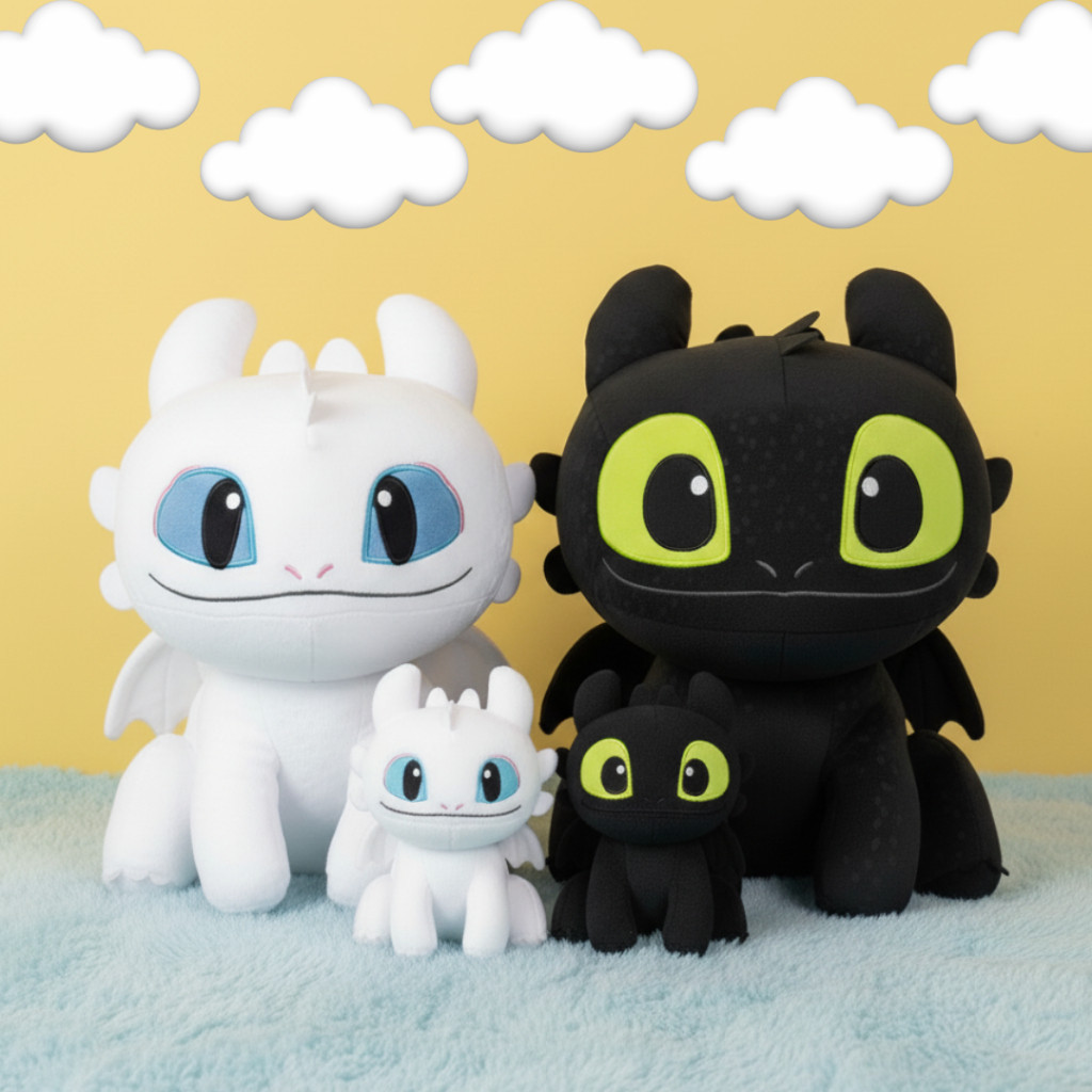 Jual TM/ Boneka Plush Toys How To Train Your Dragon Light Furry ...
