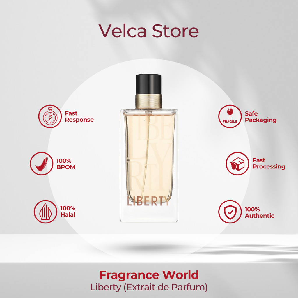 Jual Parfum Fragrance World Liberty Extrait de Parfum 100 ml | Shopee ...