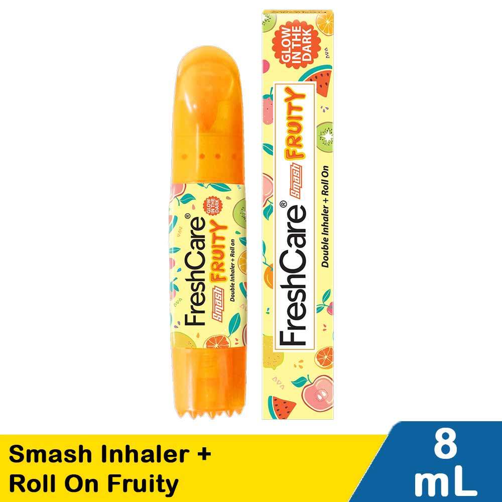 Jual FRESHCARE SMASH INHALER + ROLL ON FRUITY 8ml | Shopee Indonesia