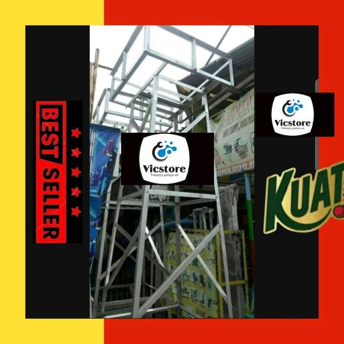 Jual Menara Besi Toren air kaki 4 torn excel 1000 liter tandon bak gs ...