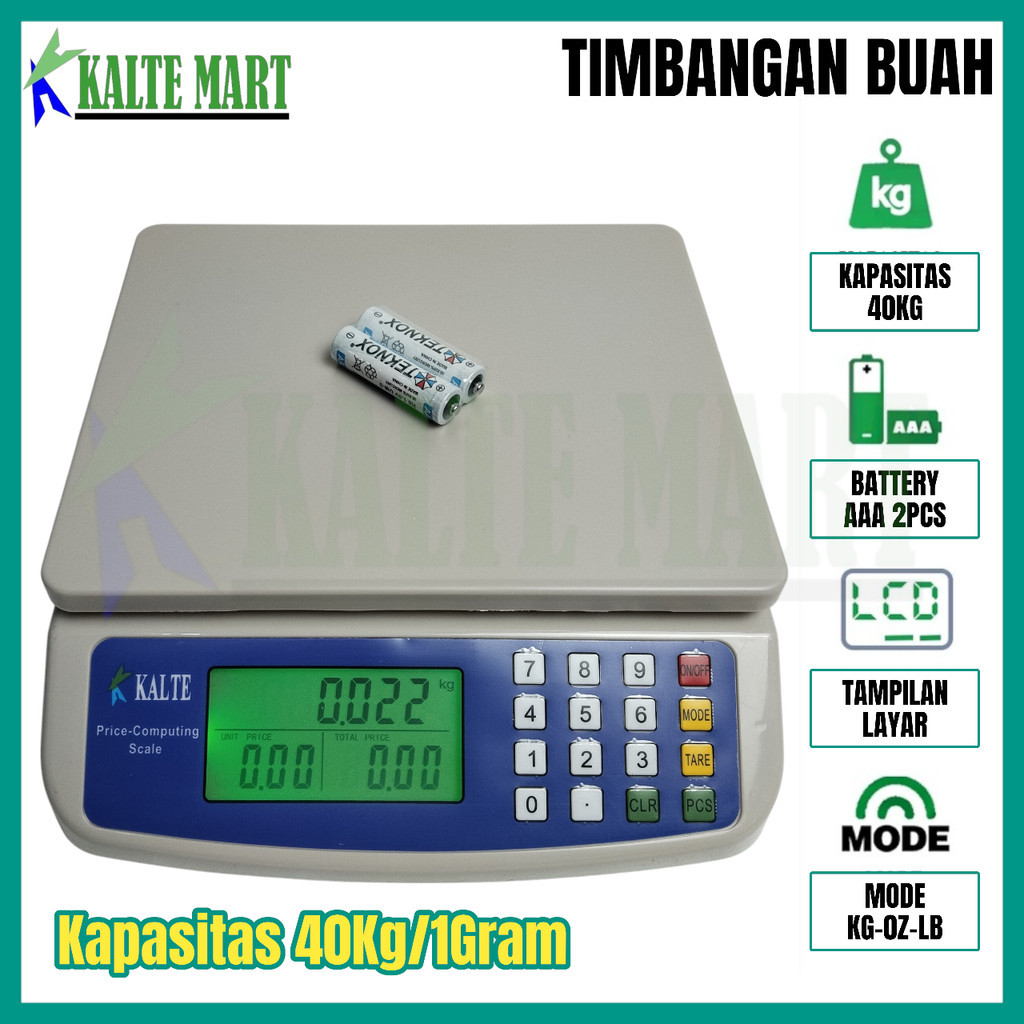 Jual promo|| Timbangan Digital Computing Scale 30kg/40Kg Timbangan ...