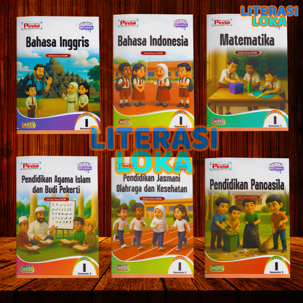 Jual LKS PINDAI Kelas 1 SD Semester 1 Dan 2 Kurikulum Merdeka-Deep ...