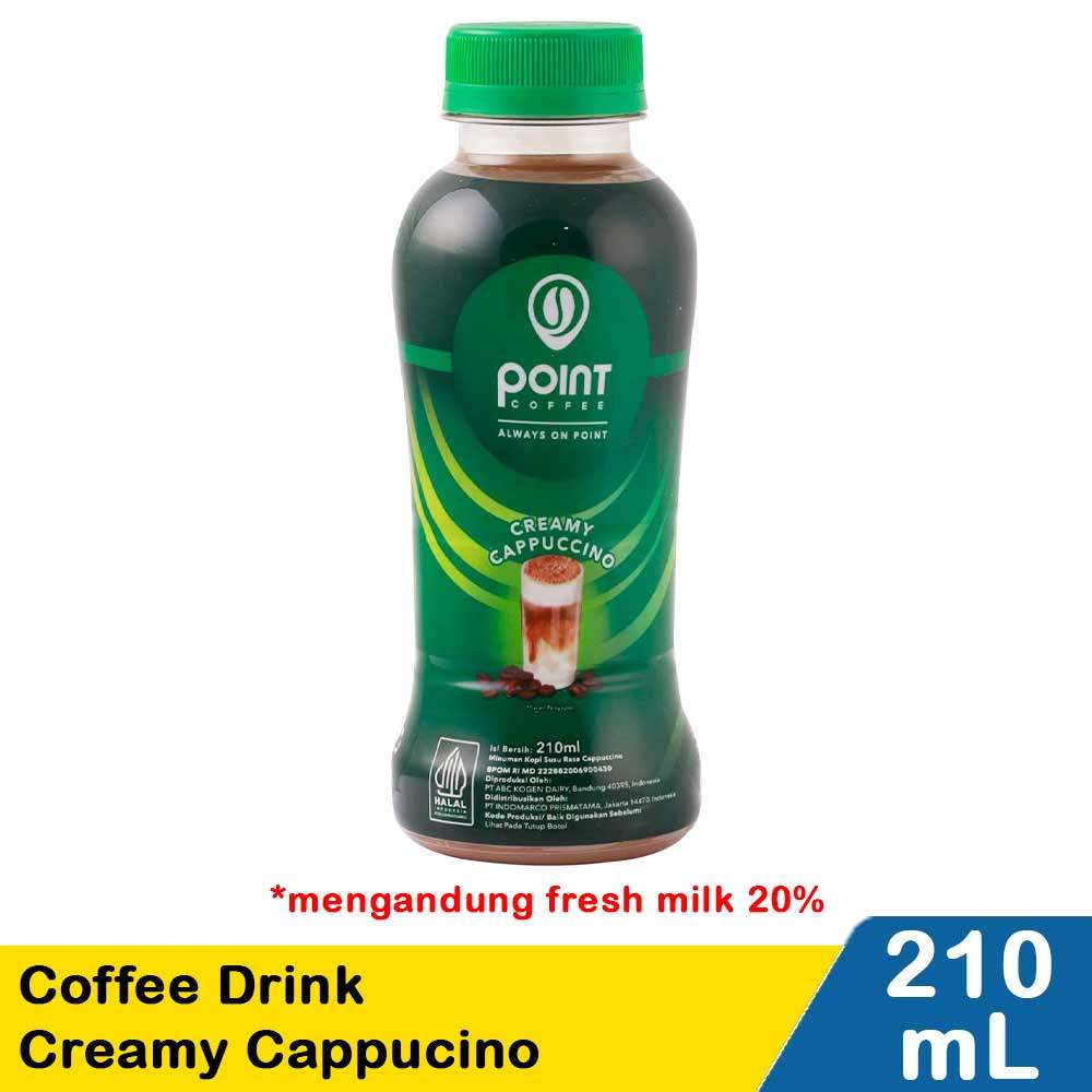 Jual POINT COFFEE COFFEE DRINK CAPPUCCINO 210ml | Shopee Indonesia