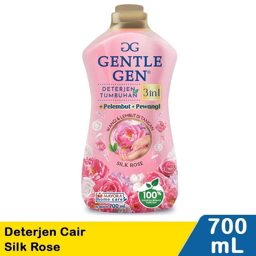 Jual GENTLE GEN DETERJEN CAIR SILK ROSE / FRENCH PEONY 750/700mL ...