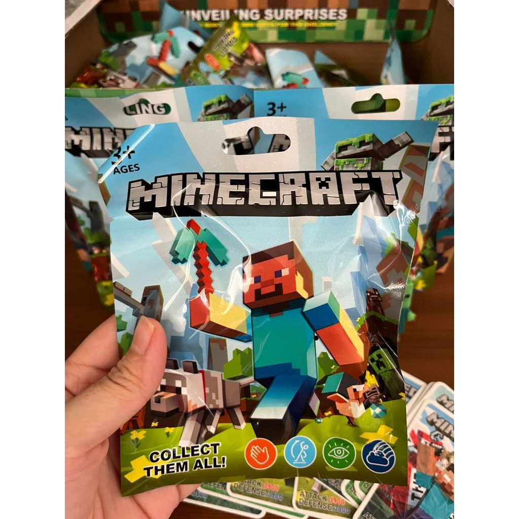 Jual Mainan Figure Set Minecraft Figure Saset Misteri Saset Surprise ...
