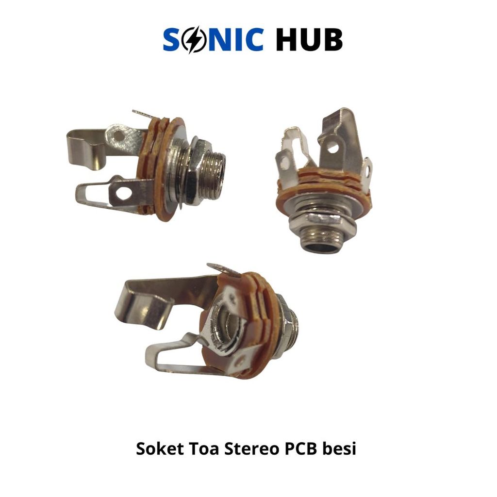 Jual SOKET TERMINAL TOA STEREO PCB BESI COKLAT | Shopee Indonesia