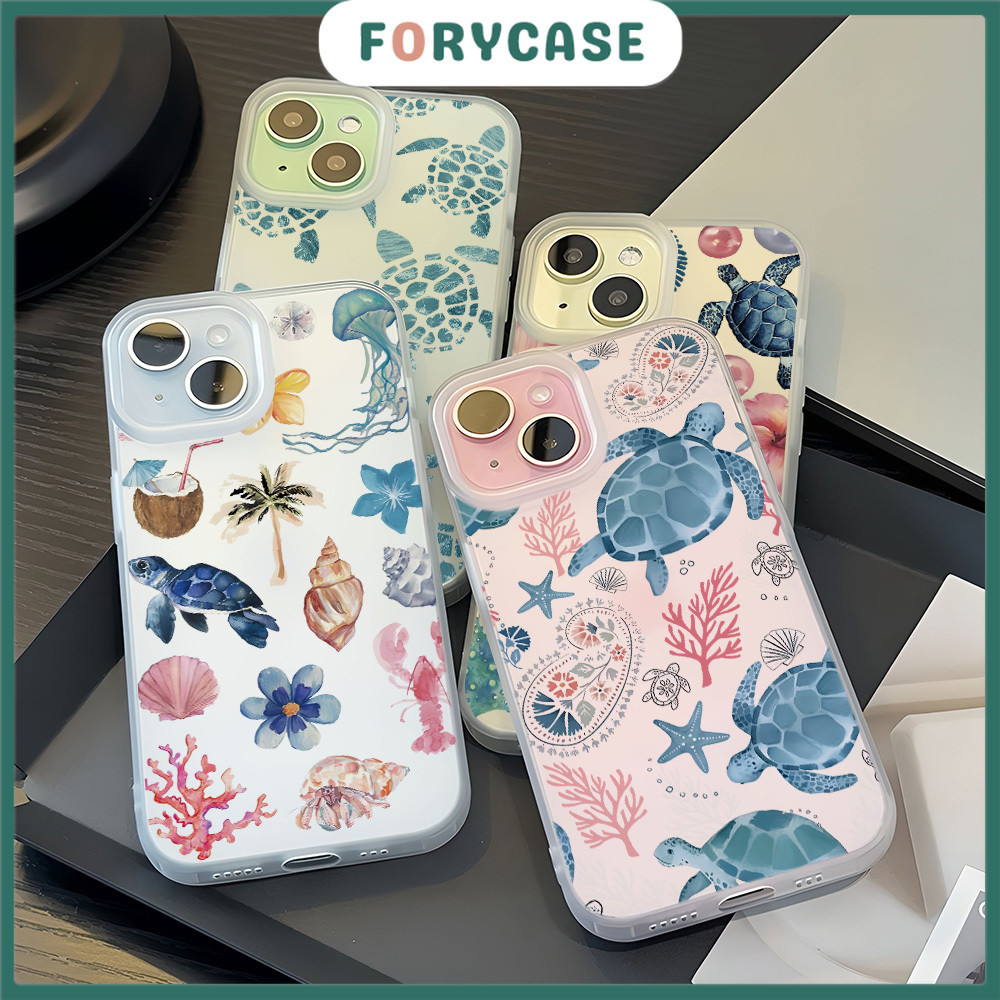 Jual FORYPHONE Underwater Party Aesthetic Transparent Frosted Case for ...