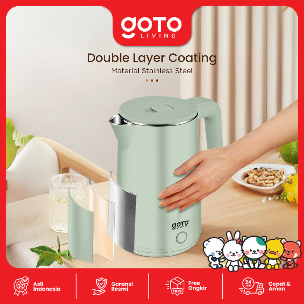 Jual (Special Offer) Goto Sola Teko Listrik Modern Electric Kettle ...