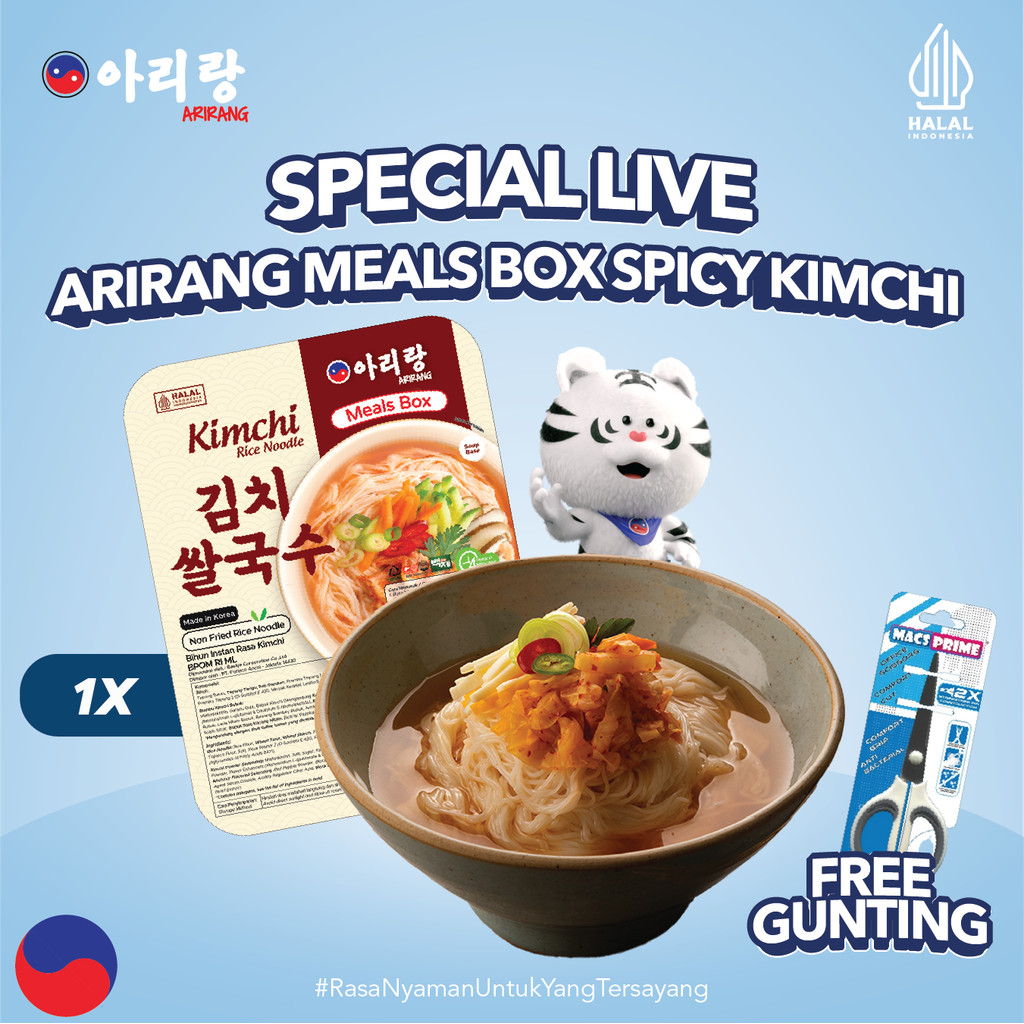 Jual [FREE MACS SCISSORS] Arirang Meals Box Kimchi | Shopee Indonesia