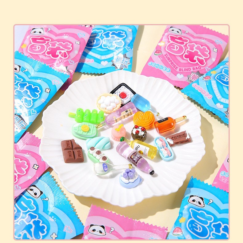 Jual Blind Bag Mainan Miniatur Tema Makanan dan Minuman – Pouch Kejutan ...